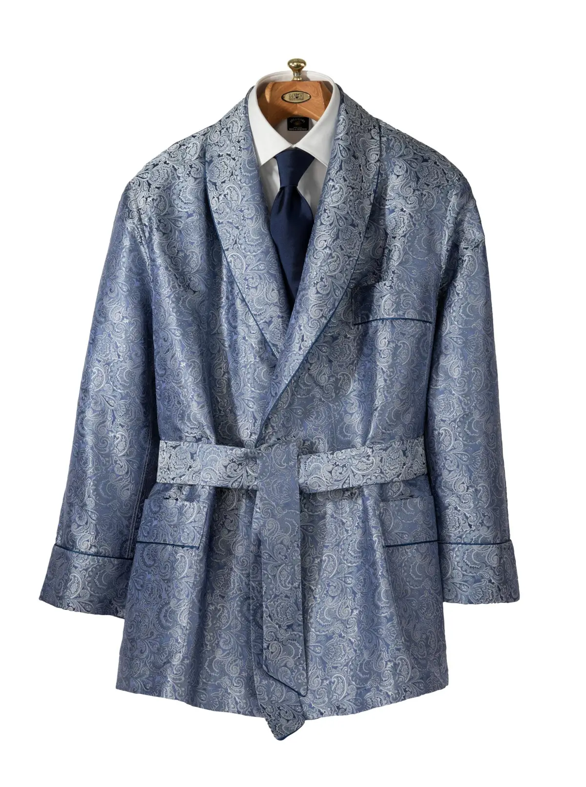 Silk Brocade Smoking Jacket | Maus & Hoffman