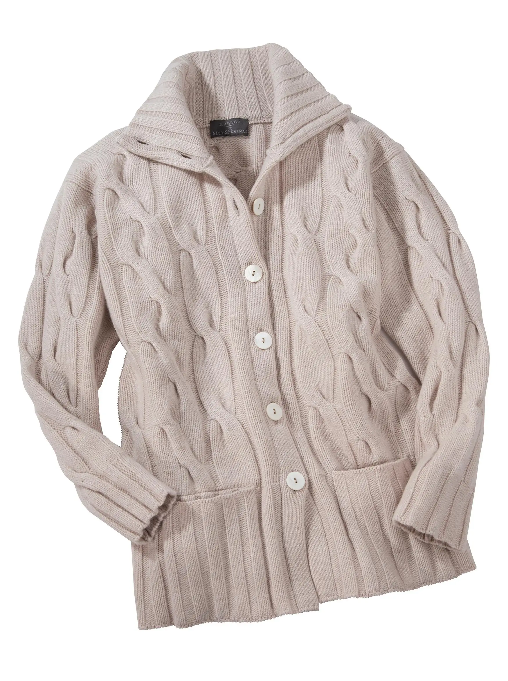 Fiona Cable Cardigan | Maus & Hoffman