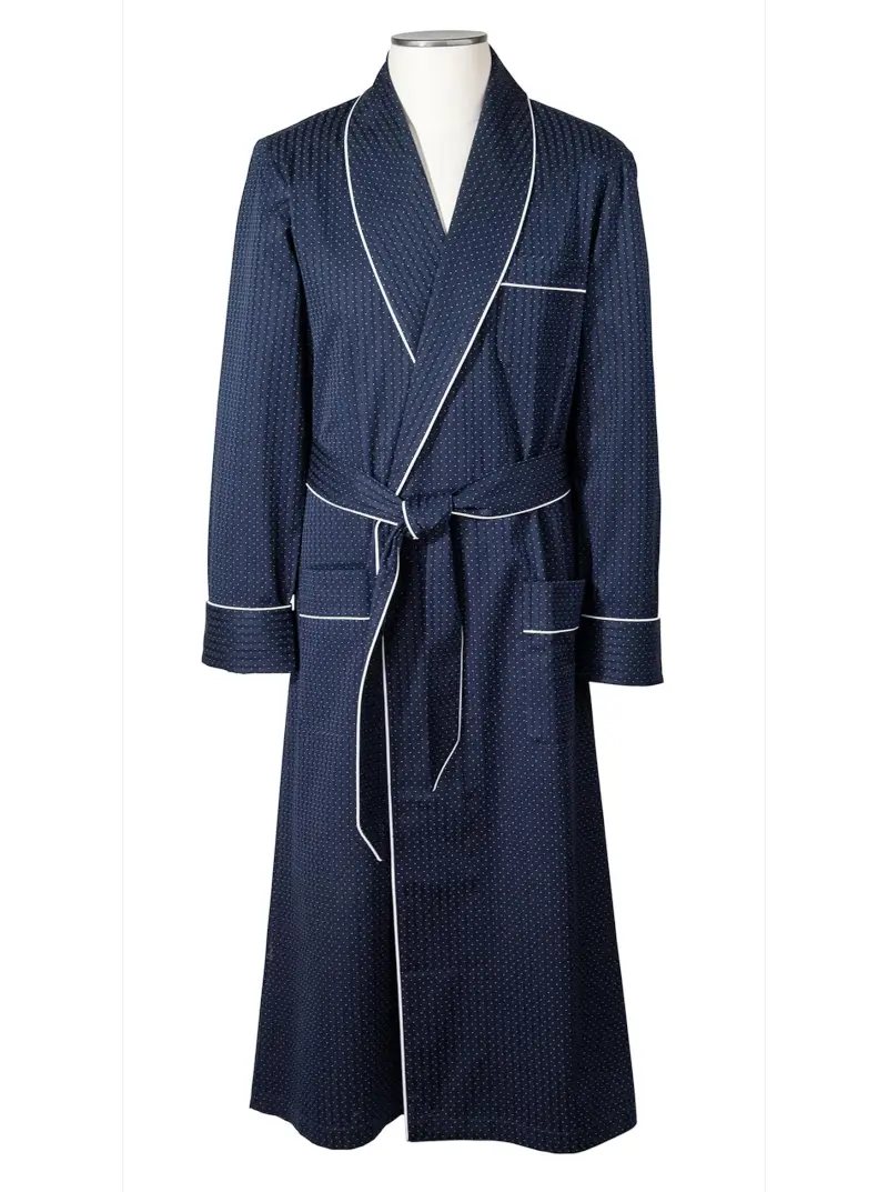 'Royal' Pure Cotton Robe from Derek Rose | Maus & Hoffman